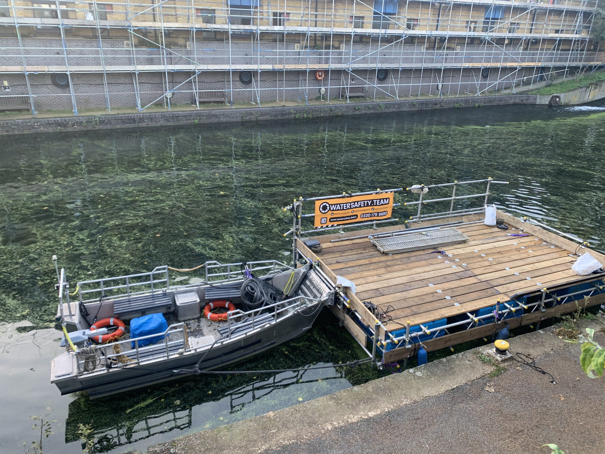 Floating Staging - Water Safety Team